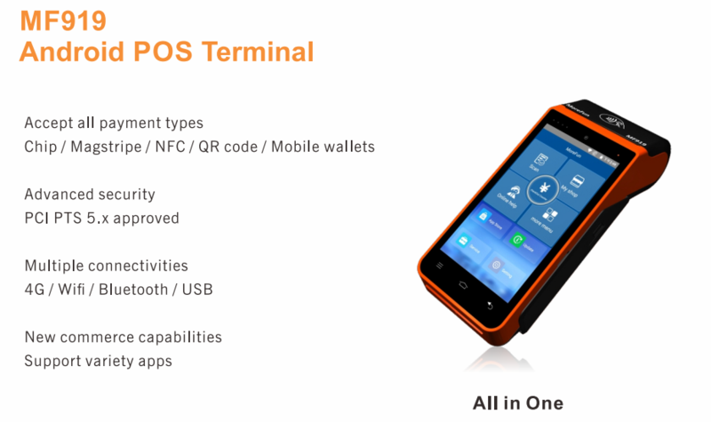 MoreFun MF919 Handheld POS Terminal Smart Android POS - 我的网站